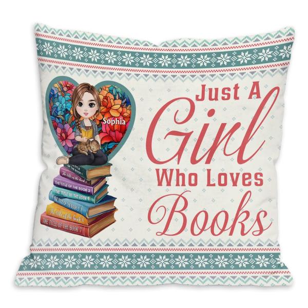 ・?? Custom Cozy Christmas Reading Pillow: Celebrate the joy of reading this holiday season with our charming Christmas-t...