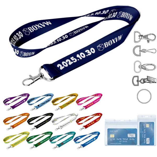 ・HOE TO CUSTOMIZE PERSONALITY LANYARD: Click "Customize Now", you can choose the color, width, number of lanyards, perso...