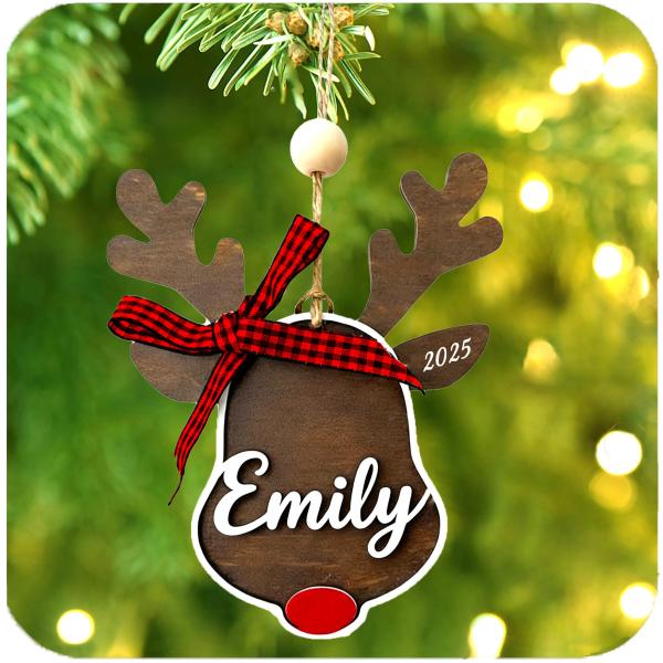・UNIQUE CHRISTMAS TREE ORNAMENTS:Celebrate 2025 by decorating the Christmas tree with personalized wooden Christmas orna...