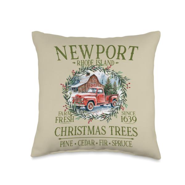 ・Newport Rhode Islands farm fresh Christmas trees since 1639 Winter holiday tee for men or women, kids, kids and teens. ...