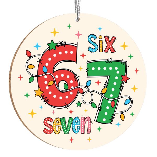 ・Perfect Gift for Teens - Celebrate the holidays with the 67 Christmas Ornament - a funny Christmas ornament and trendy ...