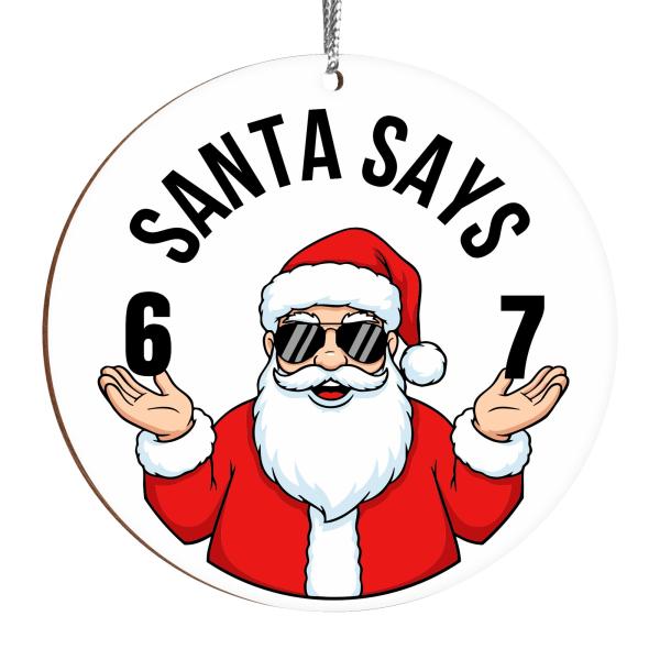 ・Perfect Gift for Teens - Celebrate the holidays with the 67 Christmas Ornament - a funny Christmas ornament and trendy ...