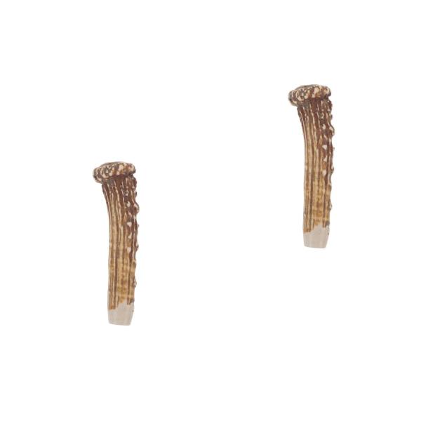 ・Sophisticated Design: The simulation antler handle is meticulously crafted to mimic the natural beauty of real elk antl...