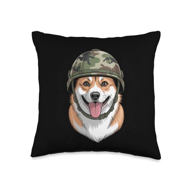 ・Ideal for veterans, soldiers, and proud dog owners who love corgis. This funny corgi army dog outfit is perfect for tho...