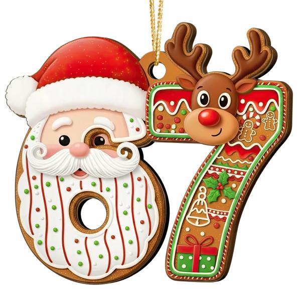 ・Perfect Gift for Teens - Celebrate the holidays with the 67 Christmas Ornament - a funny Christmas ornament and trendy ...