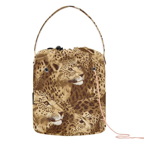 ・Fashion: The yarn bag is made of 100% polyester wave stitched material, which is reusable, practical, stylish and uniqu...