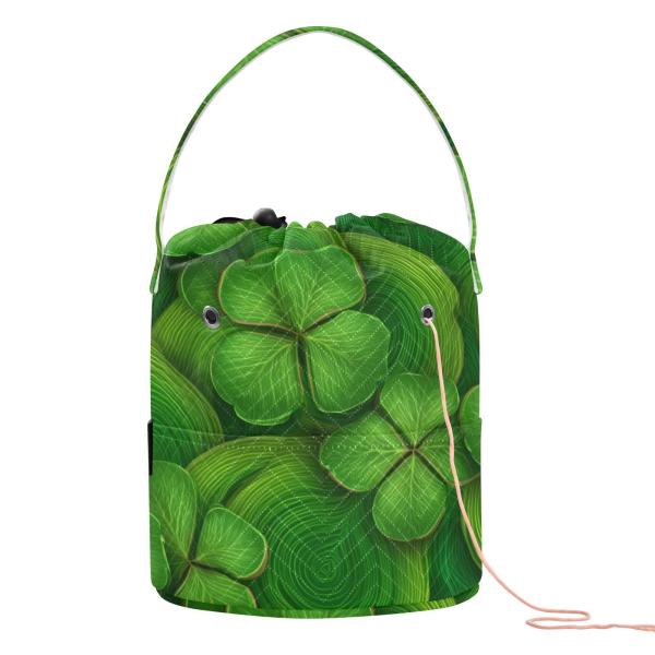 ・Fashion: The yarn bag is made of 100% polyester wave stitched material, which is reusable, practical, stylish and uniqu...