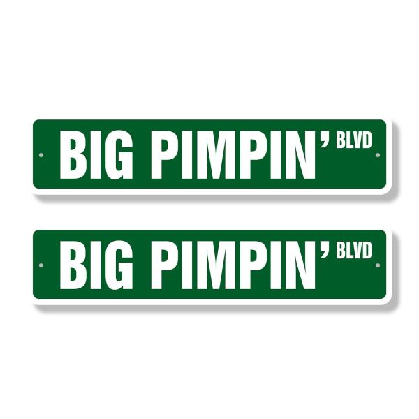 ・Sign Size : Two Pack of 4" X 18" Aluminum Metal Signs・Perfect Gift - Good for decorating a work space or hanging in a d...