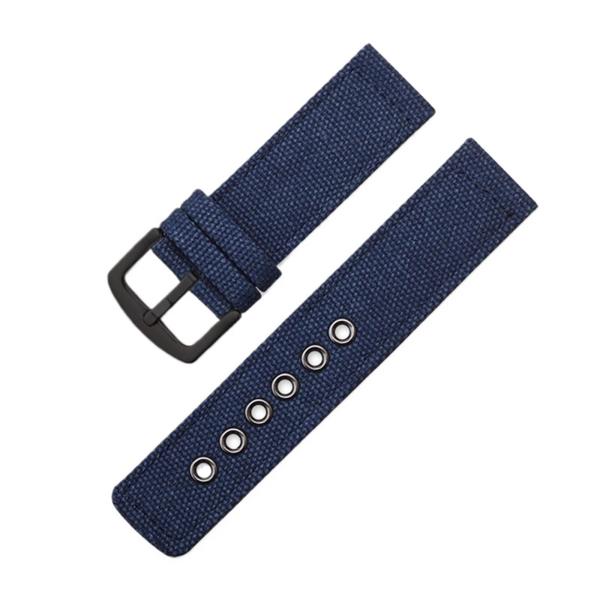 ・【High-Density Nylon Canvas Material, Lightweight and Durable】This watch strap is made of woven nylon fabric, combining ...