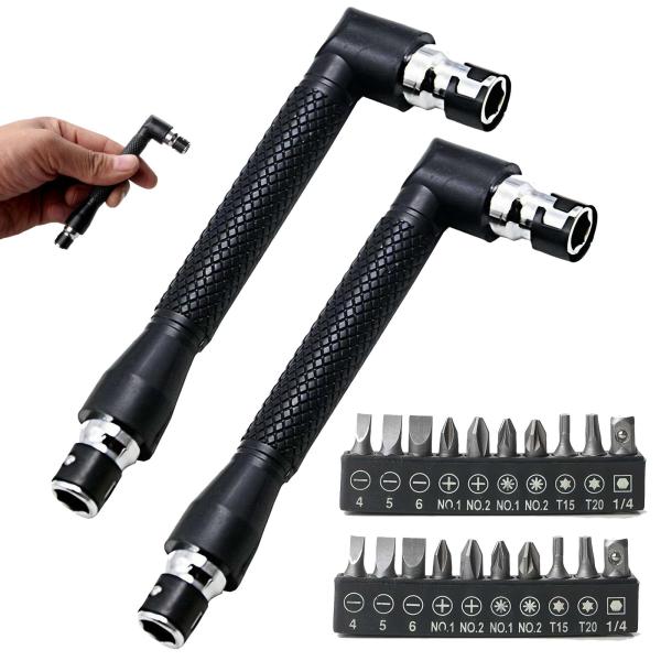・【Precision Tool for Tight Spaces】The L-Shaped Mini Double-Ended Socket Wrench is designed with a unique angled shape to...