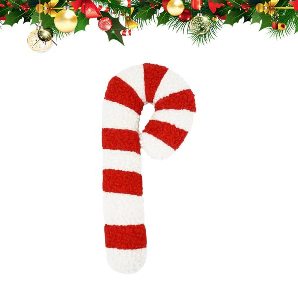 ・?Festive Holiday Accent: Designed in a timeless candy cane shape, it incorporates a cheerful festive color palette to c...