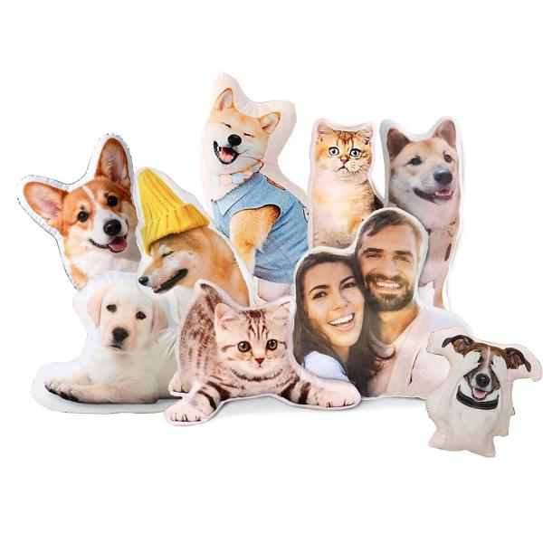 ・Personalized Photo Pillow: Transform cherished pet photos into a unique custom pillow with picture! Upload any image to...