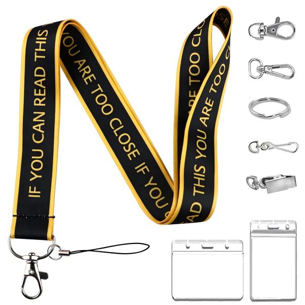 ・? Custom Lanyard - Where luxury meets personalization. Featuring an exclusive edge design that elevates the strap with ...