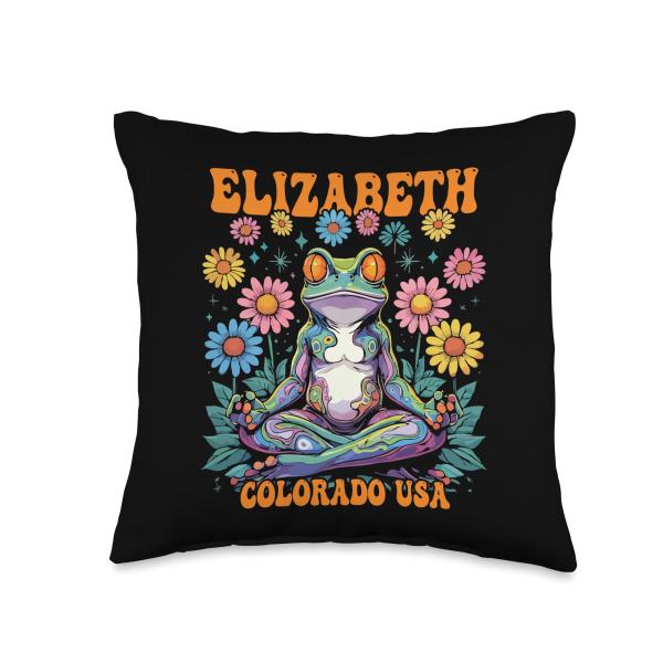 ・Elizabeth Colorado USA vibrant colorful frog design, perfect for nature lovers, those who vibe with the zen lifestyle! ...