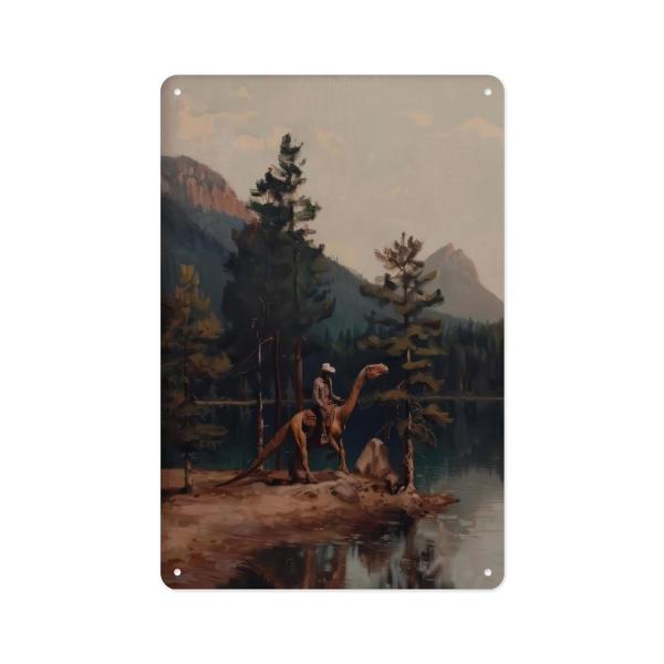 ・High-Quality Aluminum Material: Made from lightweight yet durable aluminum, this decorative plaque is resistant to rust...