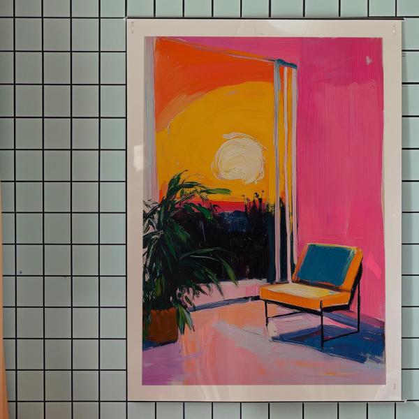 ・High-quality art print produced with archival inks on premium matte paper for vibrant color and fade resistance.・Vivid ...
