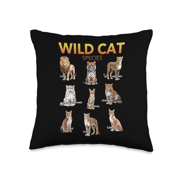 ・Explore 9 fascinating wild cat species including Lion, Tiger, Cheetah, Snow Leopard, Serval, Lynx and Caracal in a clea...