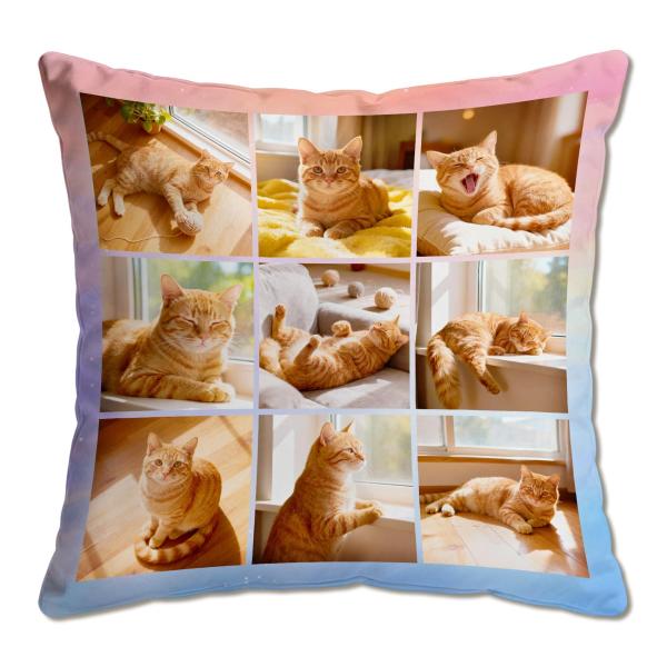 ・Custom Pillows with Picture: Supports photo (?400×400px) + text customization, with customizable font colors; intellige...