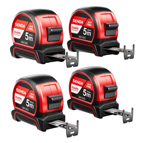 ・Precision Engineering for Accurate Measurements:Our 16ft/25ft tape measure with fractions features a 25mm wide steel bl...