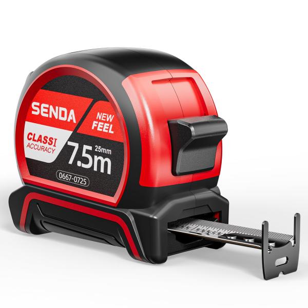 ・Precision Engineering for Accurate Measurements:Our 16ft/25ft tape measure with fractions features a 25mm wide steel bl...