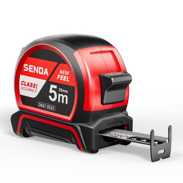 ・Precision Engineering for Accurate Measurements:Our 16ft/25ft tape measure with fractions features a 25mm wide steel bl...