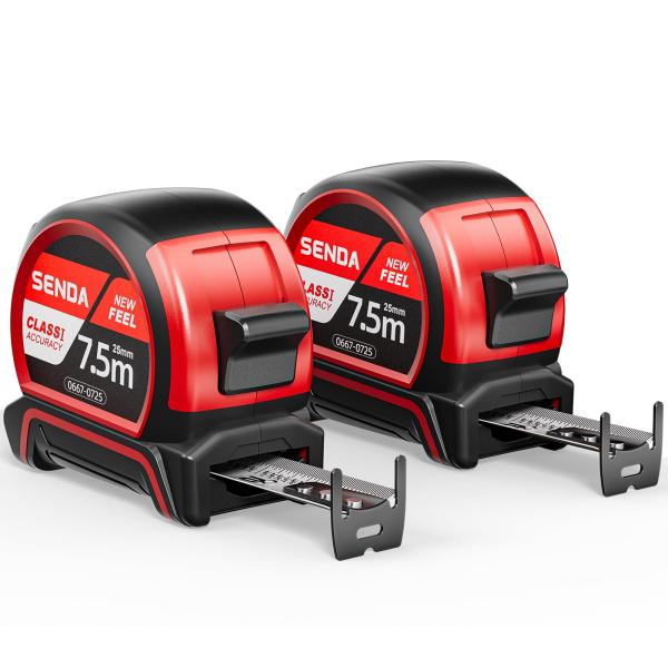 ・Precision Engineering for Accurate Measurements:Our 16ft/25ft tape measure with fractions features a 25mm wide steel bl...