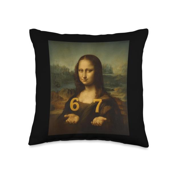 ・Mona Lisa 67, Get this fun Mona Lisa 67 trending meme Gen Z/Alpha slang internet culture graphic design, Blends viral h...
