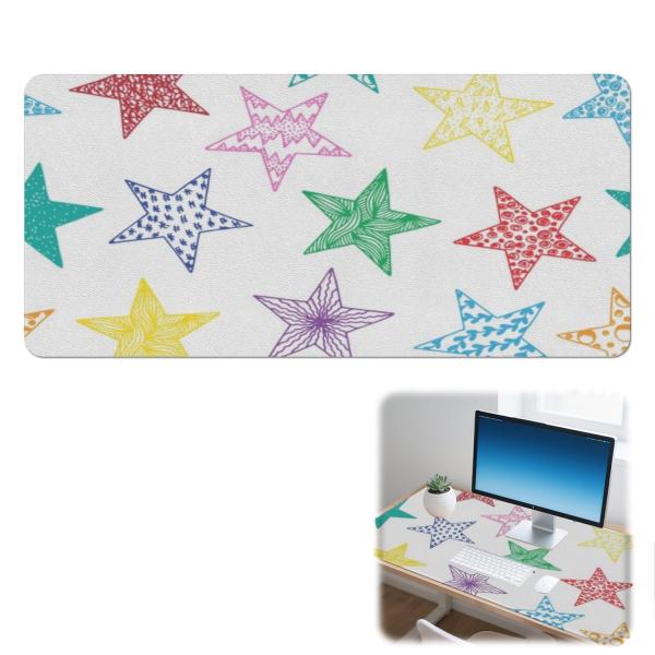 ・[Multifunctional Desk Mat for Every Scenario] This leather desk pad mat is an one-stop solution: the desk matt for desk...
