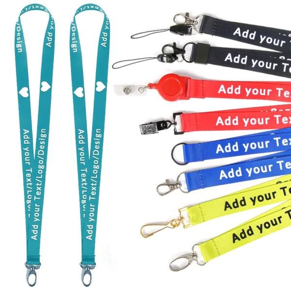 ・【Custom badge lanyard】Create custom lanyards for ID badges with your logo, text, or design! Choose quantities from 10-5...