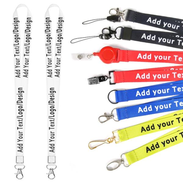 ・【Custom badge lanyard】Create custom lanyards for ID badges with your logo, text, or design! Choose quantities from 10-5...
