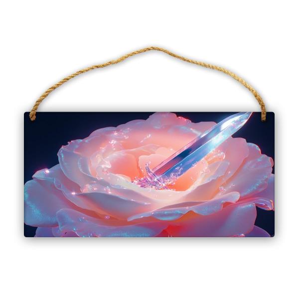 ・高品質な木材を丁寧に使用したハンギングサイン。サイズ：約30×15cm（12×6インチ）。耐久性とノスタルジックなチャームを兼ね備えた仕上がりです。<br>・ラスティックウッドデザインがヴィンテージの雰囲気と個性的なキャラクタ...