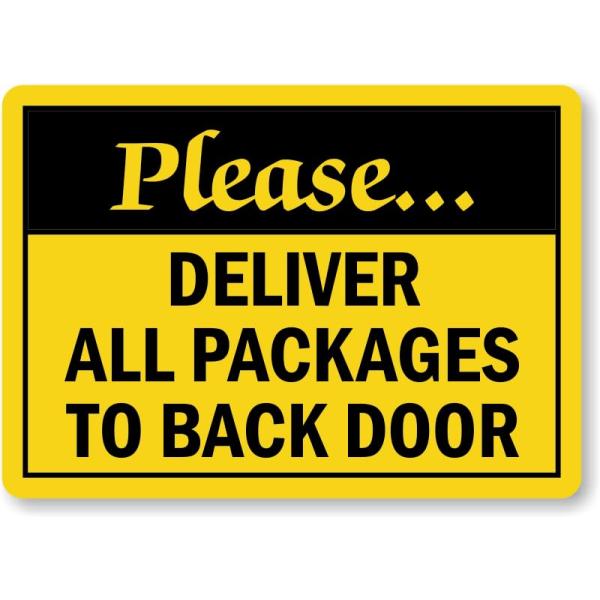 ・Perfect Size ＆ Durable Build: 8" x 12" (20x30cm) sign, crafted from sturdy rust-resistant material. Designed to stay fl...