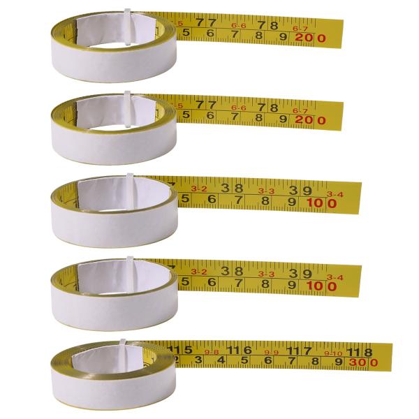 ・Versatile Size Options: This self adhesive measuring tape offers versatile size options in three practical lengths: 1m ...