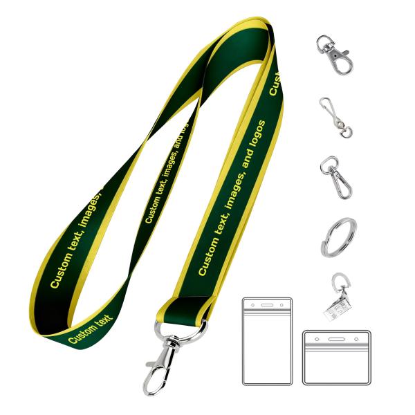 ・? 【Endless Customization】 Unleash your creativity with our premium personalized lanyards! Simply click "Customize Now" ...