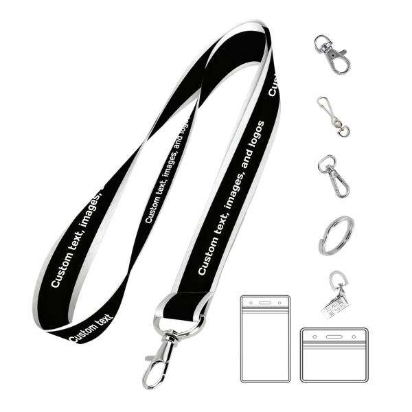 ・? 【Endless Customization】 Unleash your creativity with our premium personalized lanyards! Simply click "Customize Now" ...