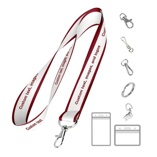 ・? 【Endless Customization】 Unleash your creativity with our premium personalized lanyards! Simply click "Customize Now" ...