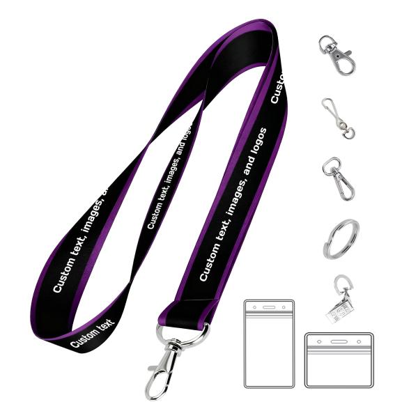 ・? 【Endless Customization】 Unleash your creativity with our premium personalized lanyards! Simply click "Customize Now" ...