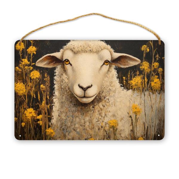 ・高品質な木材を丁寧に使用したハンギングサイン。サイズ：約30×20cm（12×8インチ）。耐久性とノスタルジックなチャームを兼ね備えた仕上がりです。<br>・ラスティックウッドデザインがヴィンテージの雰囲気と個性的なキャラクタ...