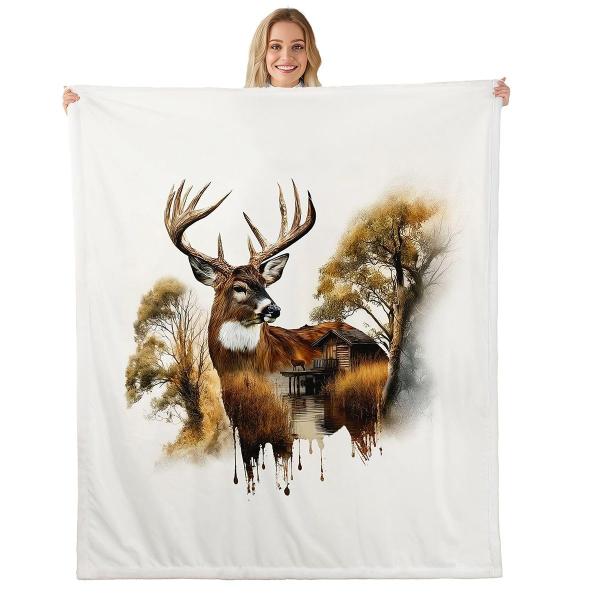 ・Exquisite Design : This vivid printed sherpa blanket Twin Size 60x80 inches.・Lightweight Blanket : This flannel blanket...