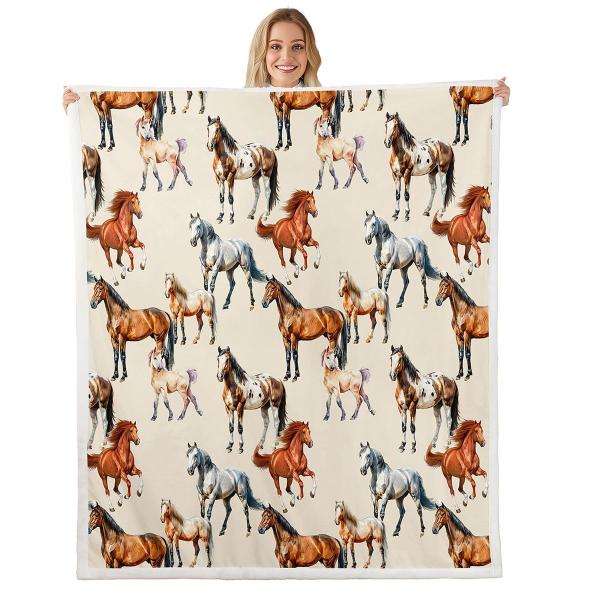 ・Exquisite Design : This vivid printed sherpa blanket Twin Size 60x80 inches.・Lightweight Blanket : This flannel blanket...