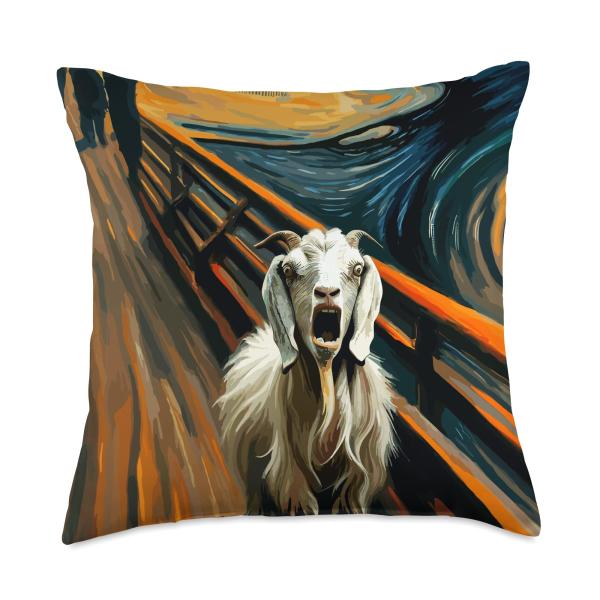 ・Bring dramatic humor to any day with this cool surreal parody featuring a screaming goat in a bold expressive scene; gr...