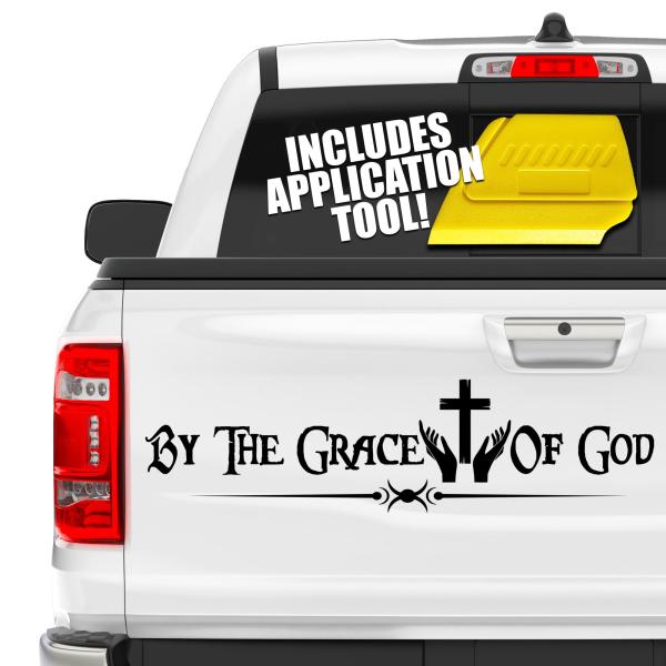 ・INCLUDES PROFESSIONAL APPLICATION SQUEEGEE ＆ INSTRUCTIONS - Each religious decal includes a premium squeegee and step-b...