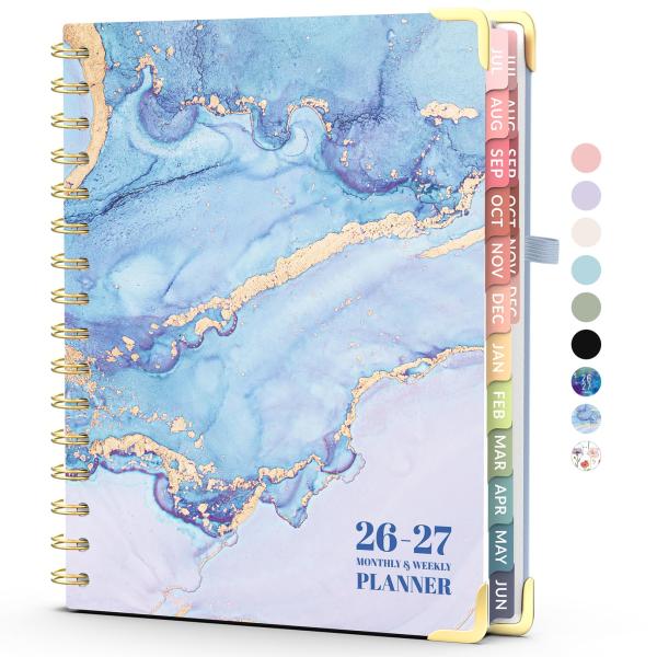 ・Planner 2026-2027: Come with 18 months (Jul 2026 -Dec 2027) for easy jotting down of events, appt, deadlines and meetin...