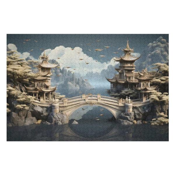 ・【Size】1000 pieces: Delivers a more immersive challenge perfect for puzzle enthusiasts looking to test their skills.・Cle...