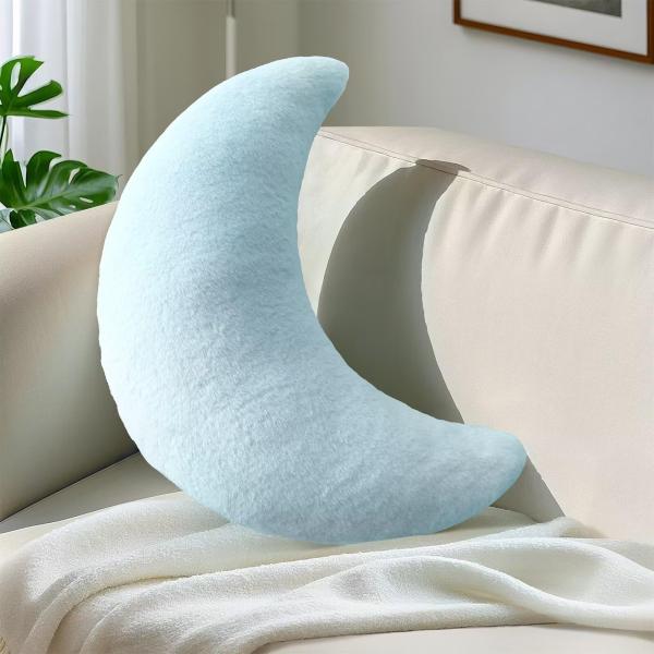 ・Great Quality Material: Wrapped in skin-friendly plush fabric, these star moon cloud shaped pillows offer cozy touch. F...