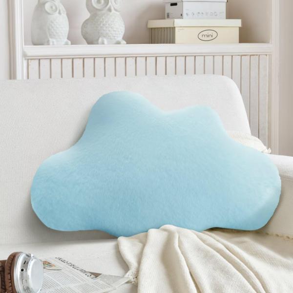 ・Great Quality Material: Wrapped in skin-friendly plush fabric, these star moon cloud shaped pillows offer cozy touch. F...