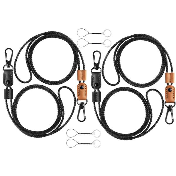 ・Key chains--adjustable keychain perfect anti-loss design, a great gift for your friends they will like it very much,wov...