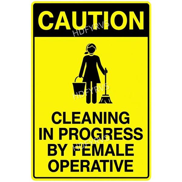 ・【Premium Aluminum for Lasting Durability】Built from robust, industrial-grade aluminum alloy, this 12×8 inch metal sign ...