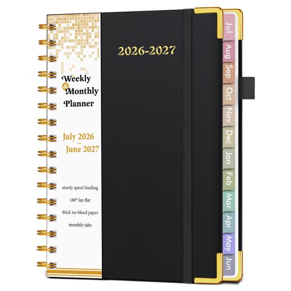 ・【2026-2027 Academic Planner】Come with 12 months (July 2026 - June 2027) of monthly and weekly pages, providing a fresh ...