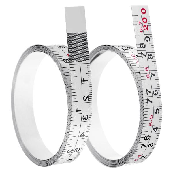 ・【Package Content】:Each set includes 2 pieces of self adhesive measuring tape, designed as steel adhesive ruler tape pee...
